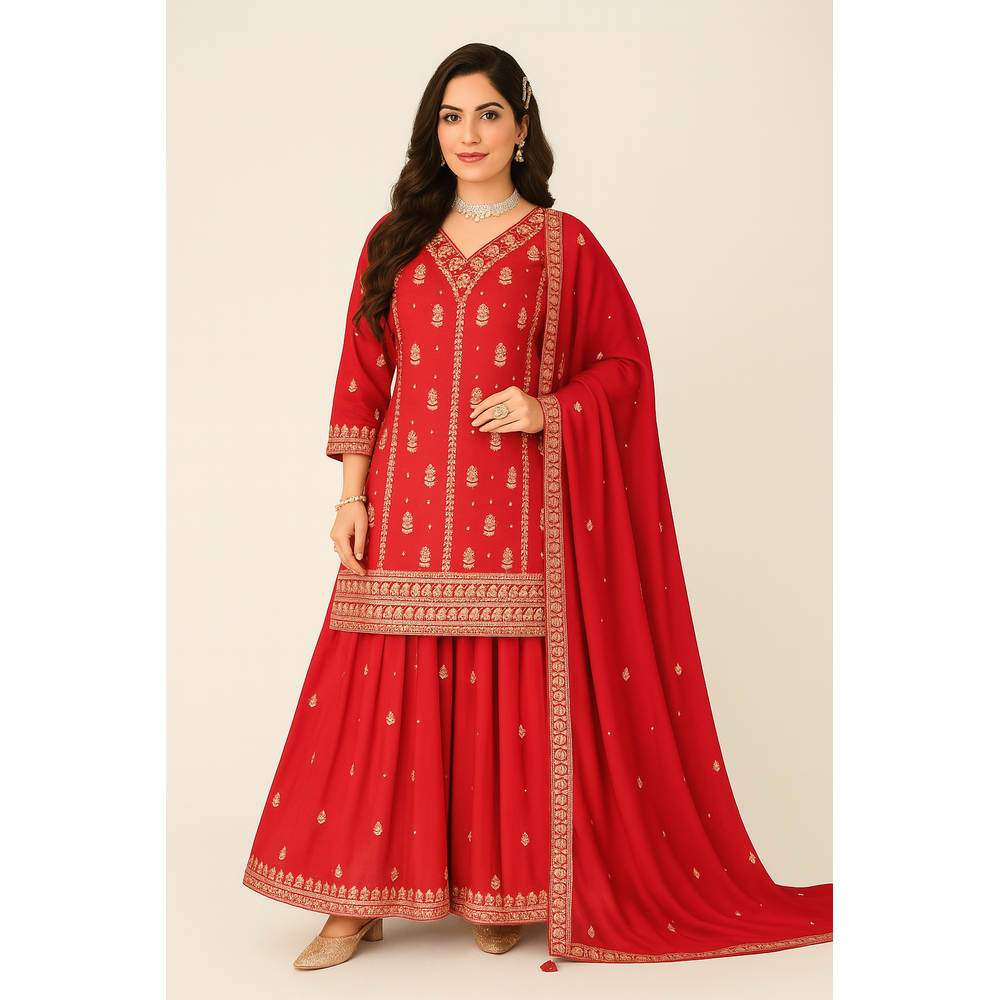 SAHARA LADIES PLAZO SUIT - WOMENS WEAR-SALWAR KAMEEZ : PEHNAWA - 25/06 ...
