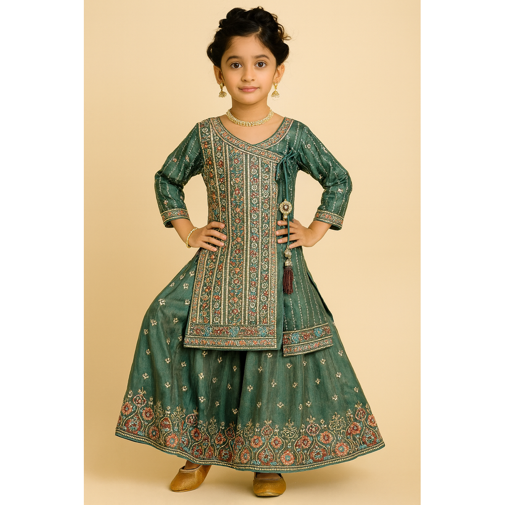 AAROHI GIRLS PLAZO SUIT - KIDSWEAR-GIRLS SETS : PEHNAWA - 10/09/2025 ...
