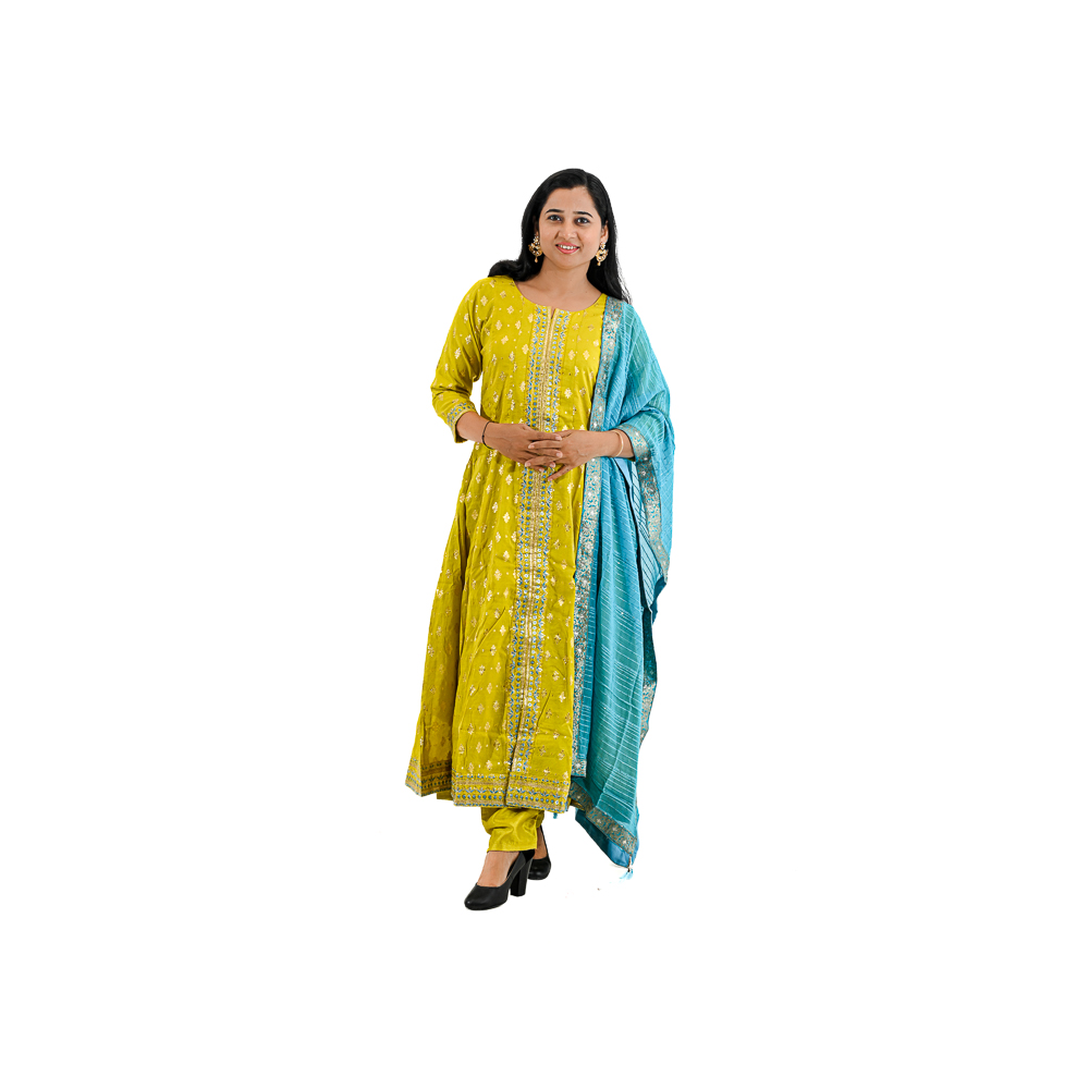 SUNANI ANKEL GOWN EEK - Women-SALWAR KAMEEZ : PEHNAWA - 28/02/24 ...