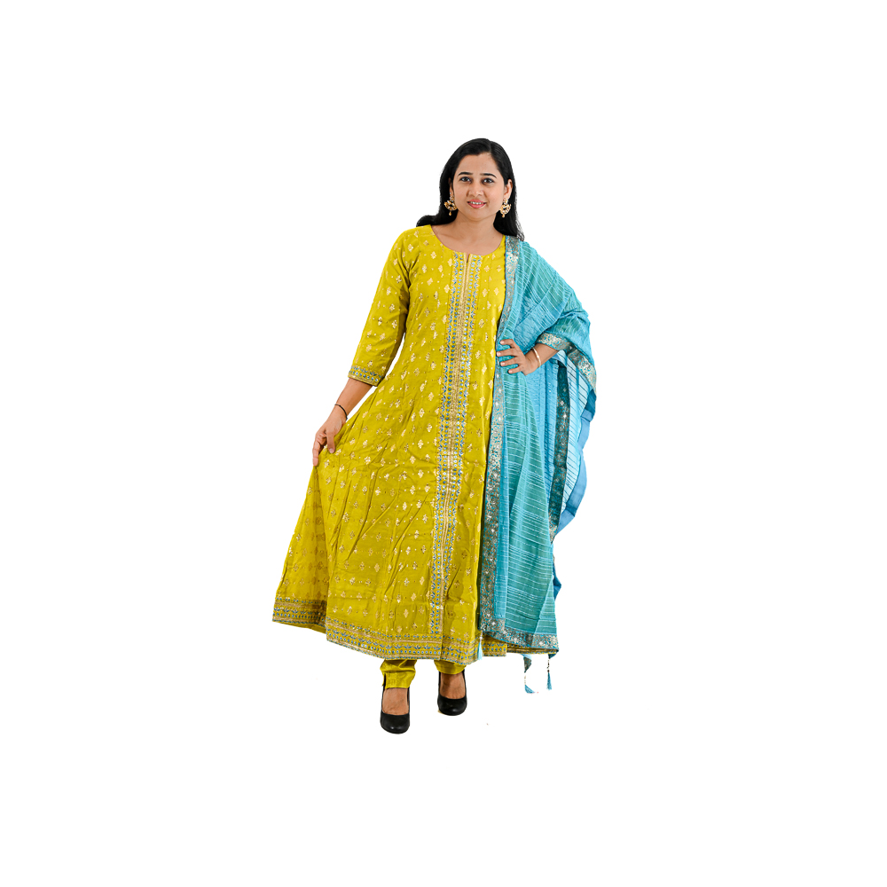 SUNANI ANKEL GOWN EEK - Women-SALWAR KAMEEZ : PEHNAWA - 28/02/24 ...